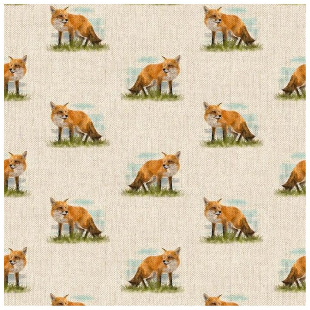 Cotton Rich Linen Fox Upholstery 138cm linen