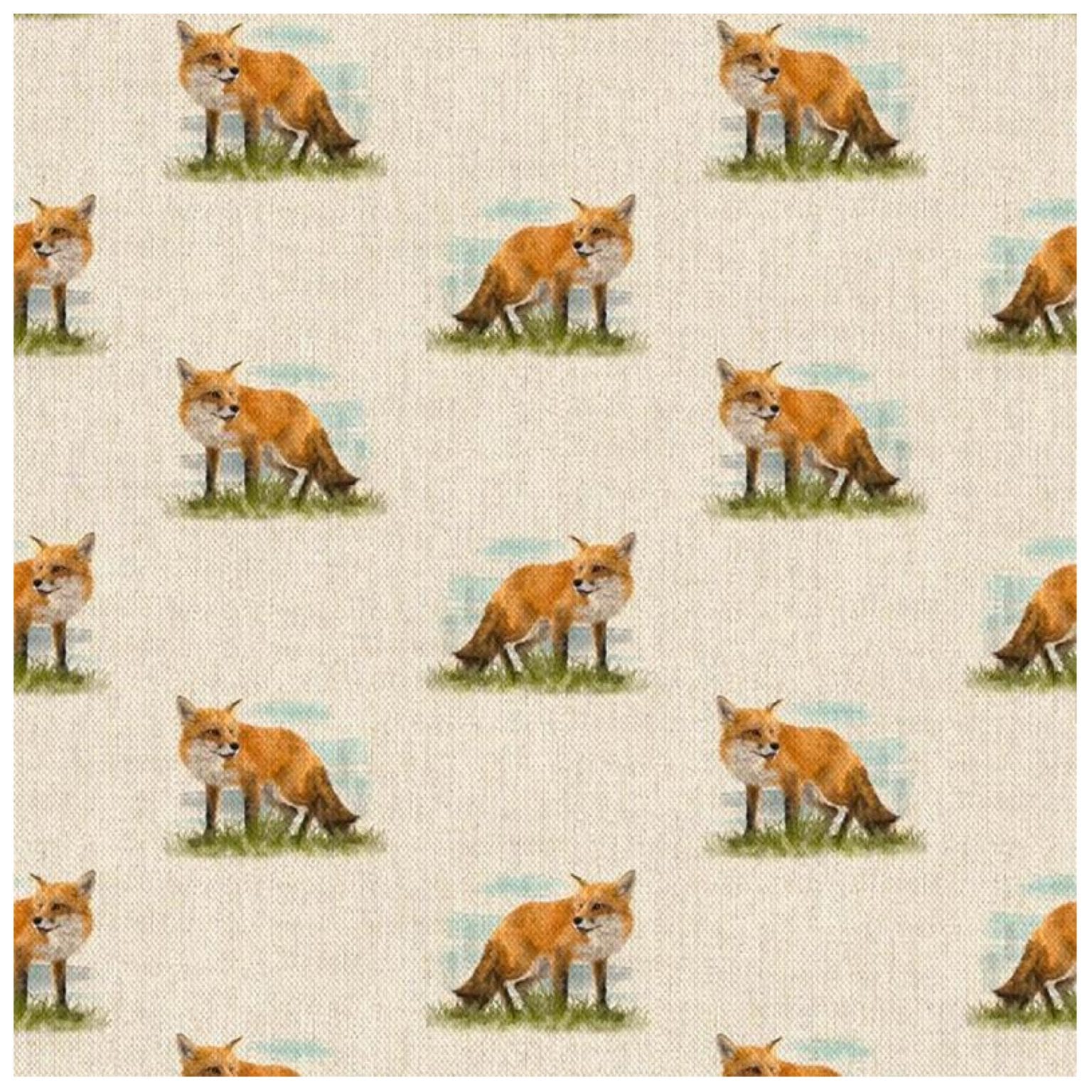 Cotton Rich Linen Fox Upholstery 138cm linen