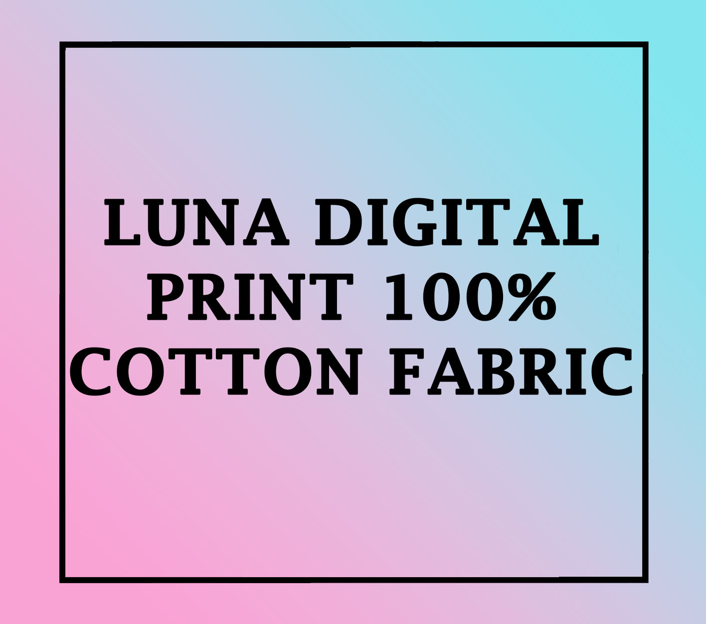 LUNA DIGITAL PRINT - Thimbles Fabric Shop Online