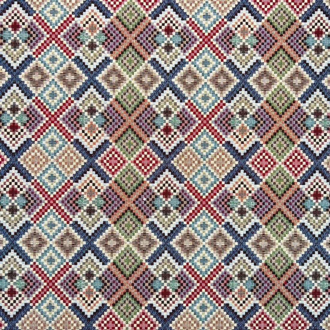 New World Woven Tapestry Fabric - Kilim Persian - Thimbles Fabric Shop